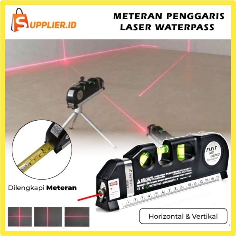 Jual Penggaris Laser Waterpass Digital Level Measure Tape Aligner Ruler ...