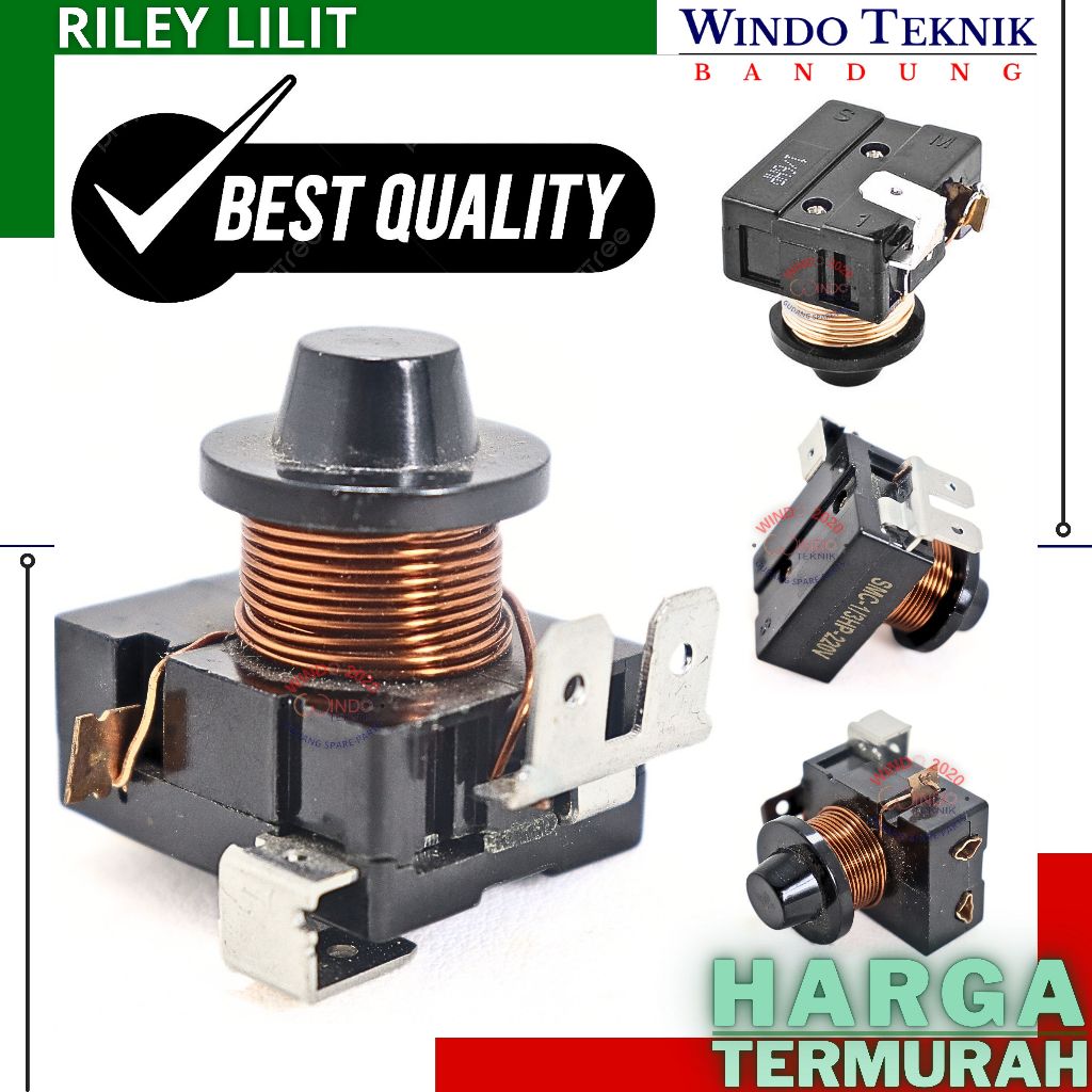 Jual RILEY KOMPRESSOR / PTC RILEY / PENGGERAK COMPRESSOR KULKAS / RILEY ...