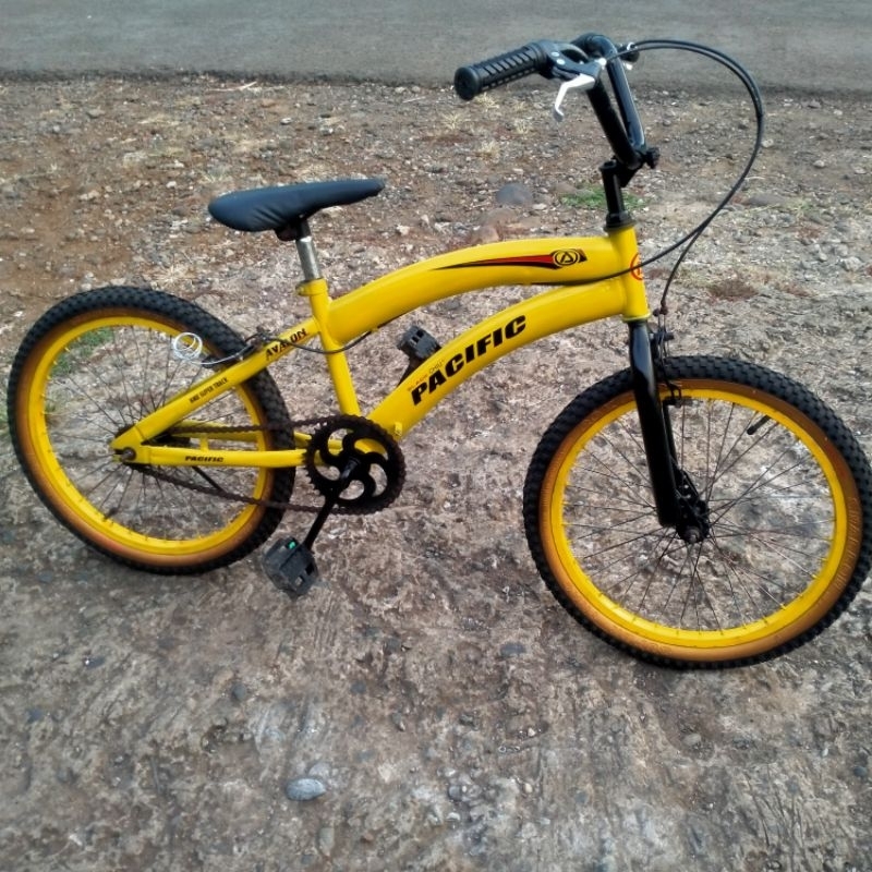 Jual sepeda BMX bekas repaint kuning | Shopee Indonesia