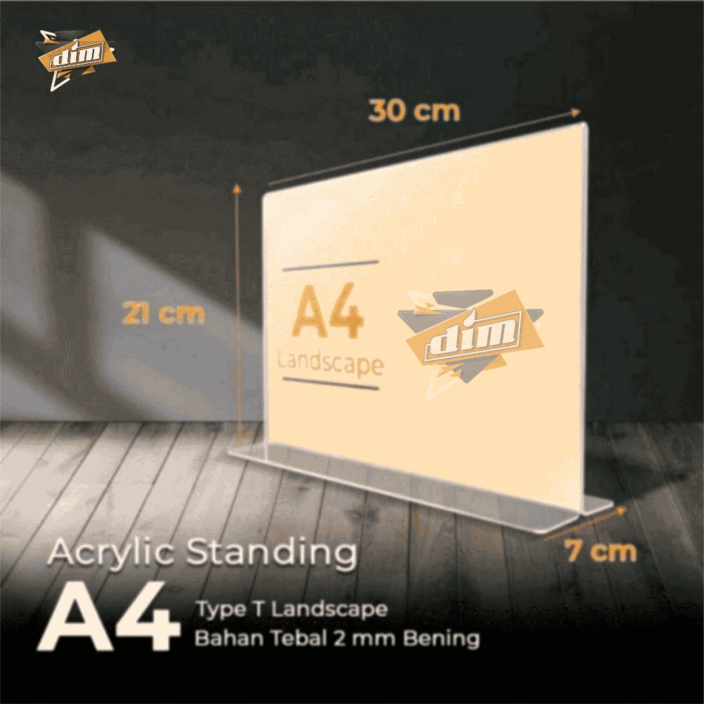 Jual DISPLAY AKRILIK / TEMPAT BROSUR STAND AKRILIK | Shopee Indonesia