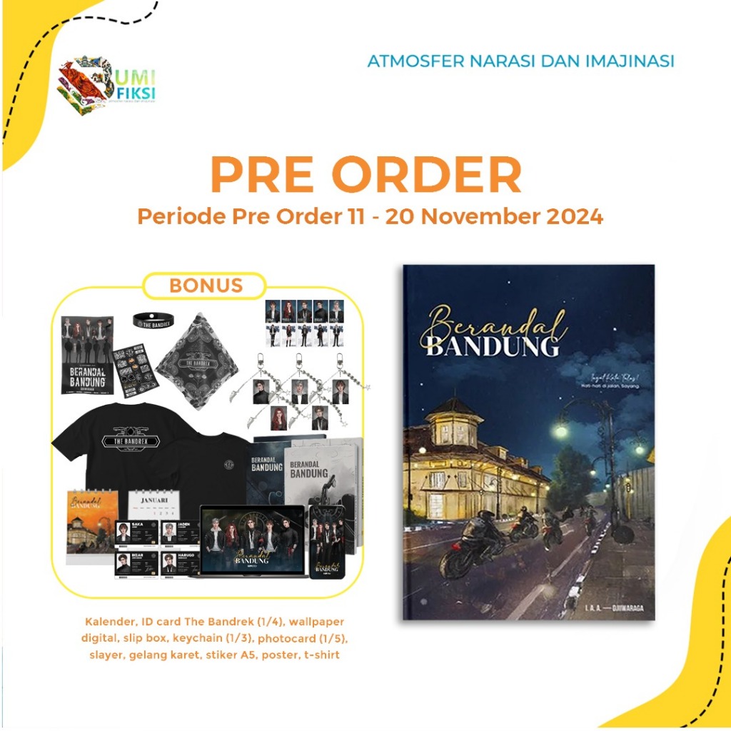 Jual Promo New Year Funtastic Sale - [ Free 2 Buku Random ] - Buku Novel Berandal Bandung - I. A ...