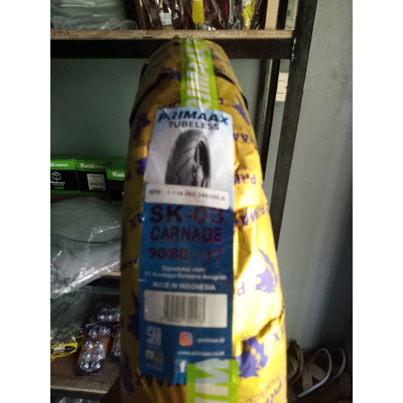 Jual ban primax sk 03 90/80 ring 17 model Pirelli Diablo rosso tubles type original | Shopee ...