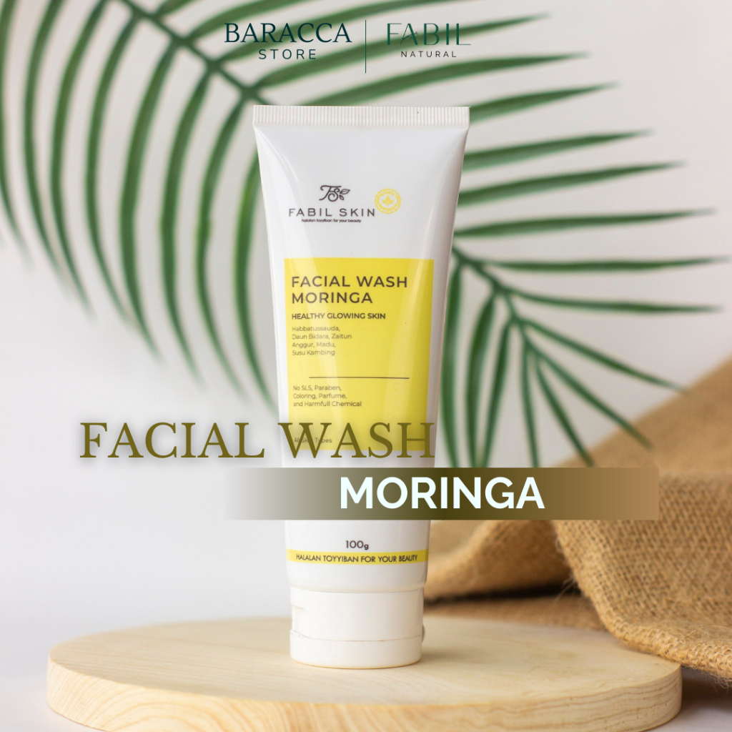 Jual Facial Wash Moringa Fabil Daun Kelor Daun Bidara Kulit Normal ...