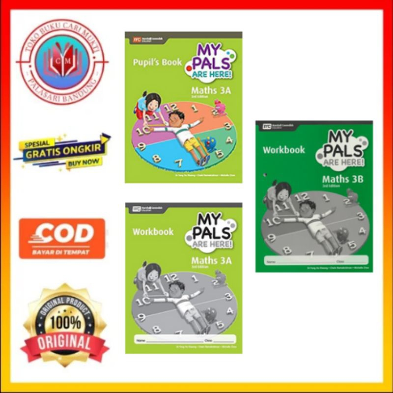 Jual BUKU BEKAS - MY PALS ARE HERE MATHS 3A.3B.3rd EDITION PUPIL'S BOOK ...