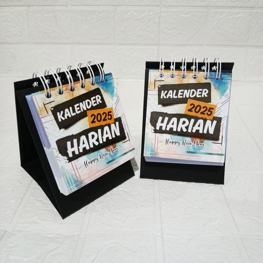 Jual Kalender Harian 2025 | Kalender Harian Murah - Cover Abstract ...