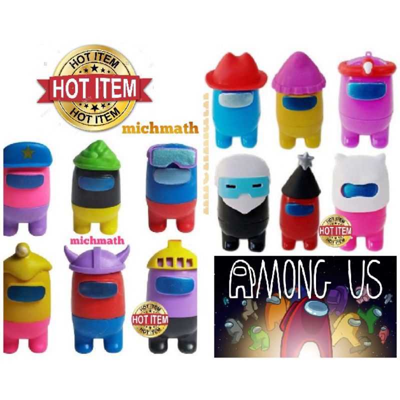 Jual Mainan Anak figur Among Us toy action figures impostor figure toys | Shopee Indonesia