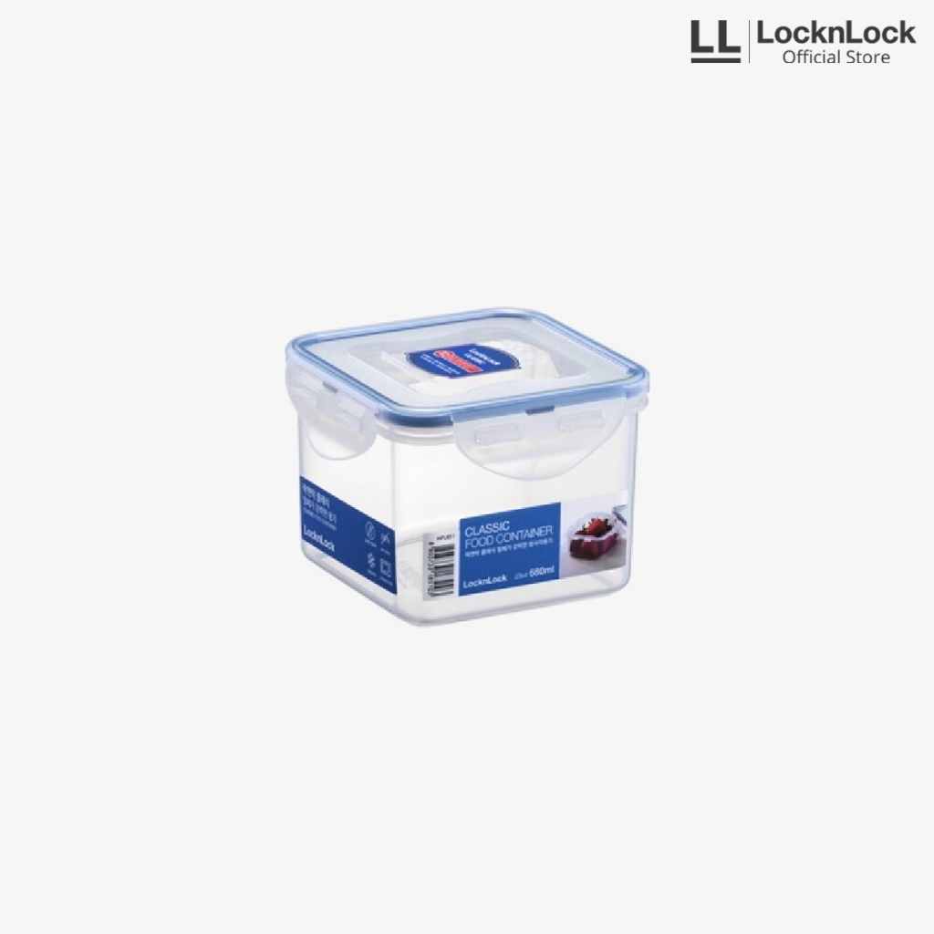 Jual LocknLock Classic Kotak Serbaguna Square Tall 680ml - HPL851 ...