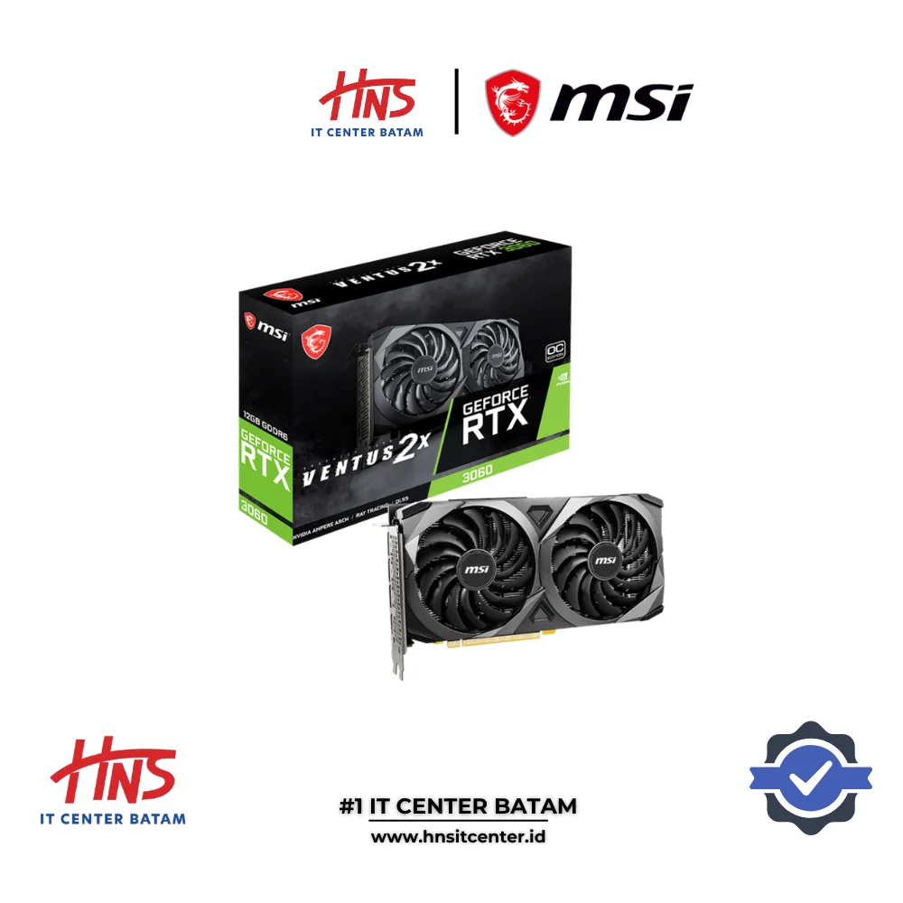 Jual MSI VGA CARD RTX 3060 VENTUS 2X 12GB GDDR6 OC – BLACK | Shopee ...