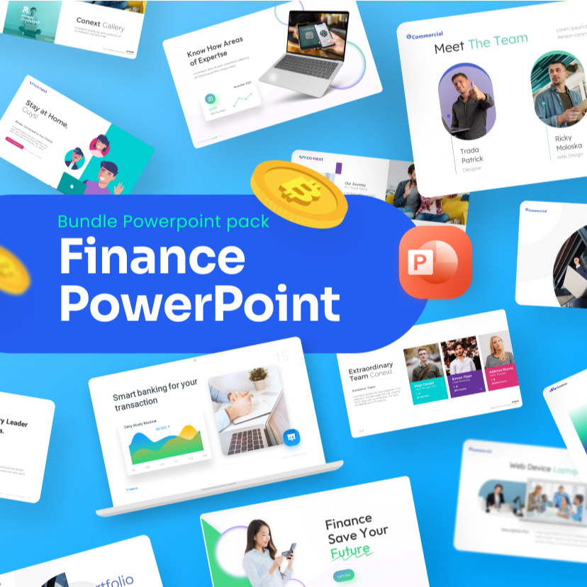 Jual Financial Slide Pack: Template PowerPoint Profesional untuk ...