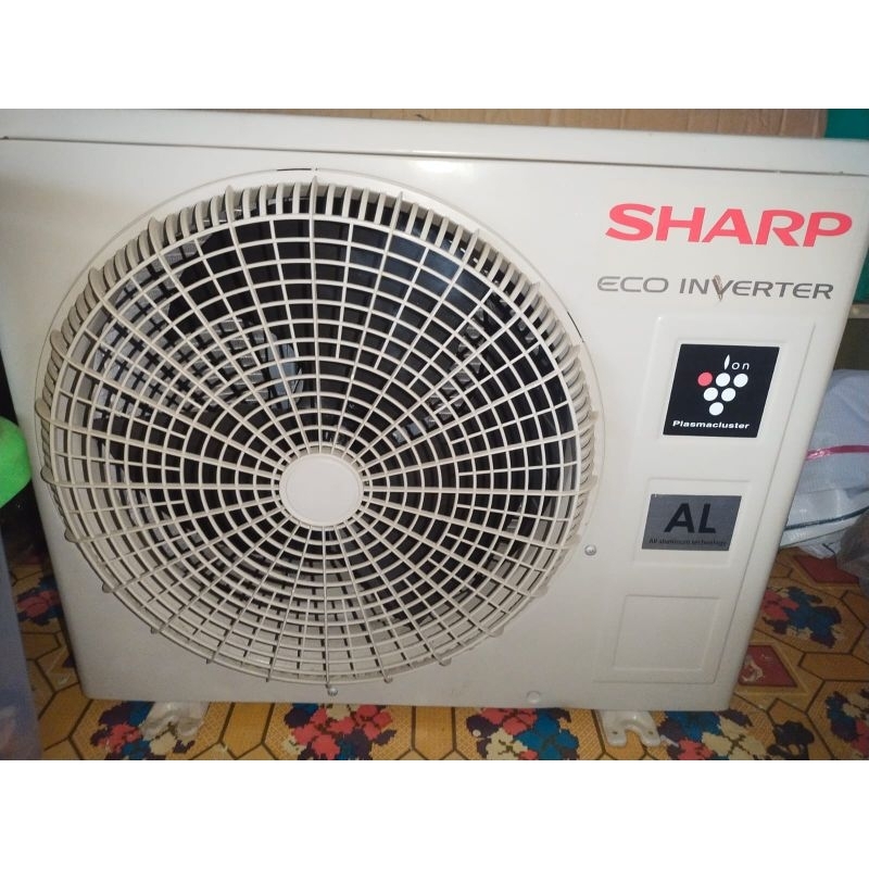 Jual outdoor AC Sharp Plasmacluster Eco Inverter (1 PK) | Shopee Indonesia