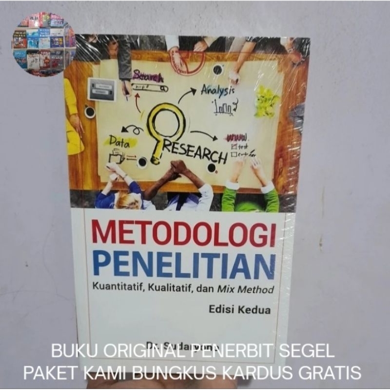 Jual Buku Original Metodologi Penelitian Kuantitatif Kualitatif dan Mix ...