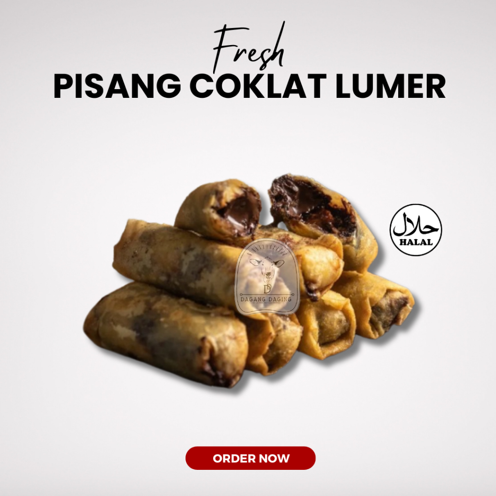 Jual Piscok Pisang Coklat Lumer isi 6 pcs | Shopee Indonesia