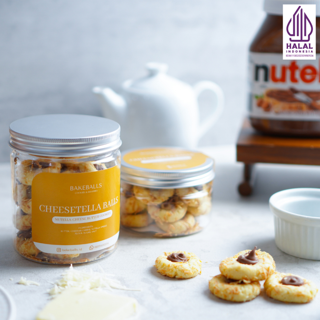Jual Cheesetella | Nutella Cheese Butter Cookies by Bakeballs | Kue ...