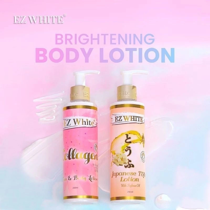 Jual EZ WHITE Body Lotion Japanese Tofu / EZ WHITE Collagen | Shopee ...