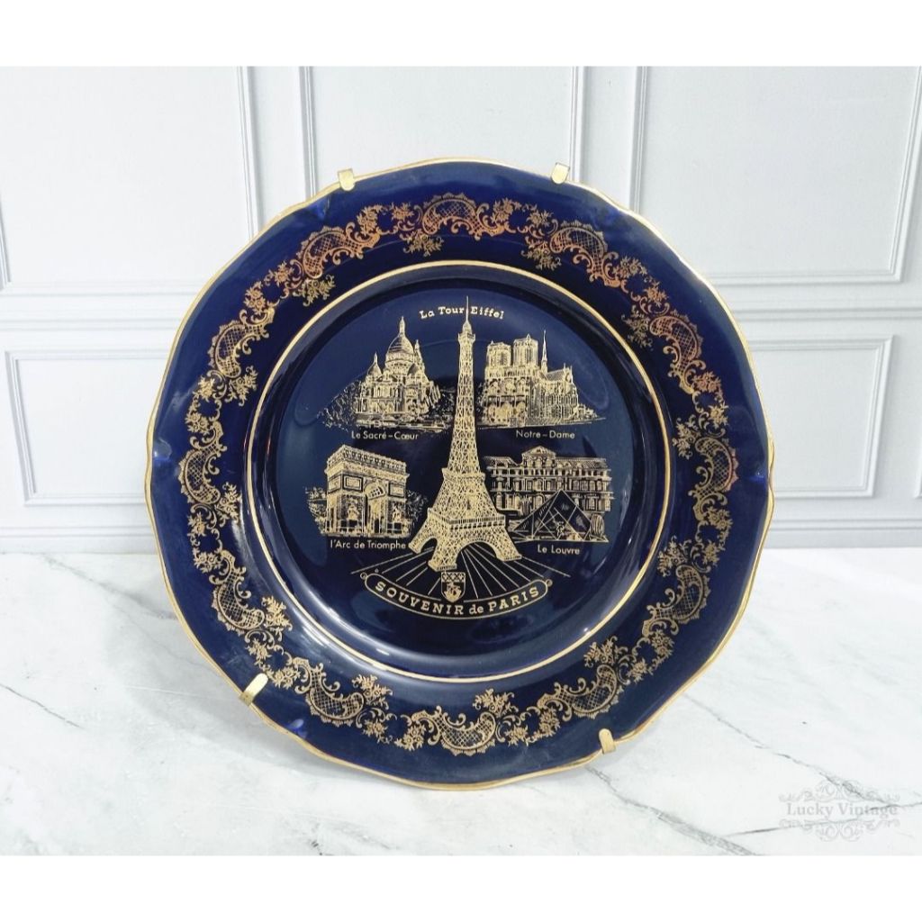 Jual Vintage Limoges Made In France 22K Porcelaine La Tour Eiffel Decor ...