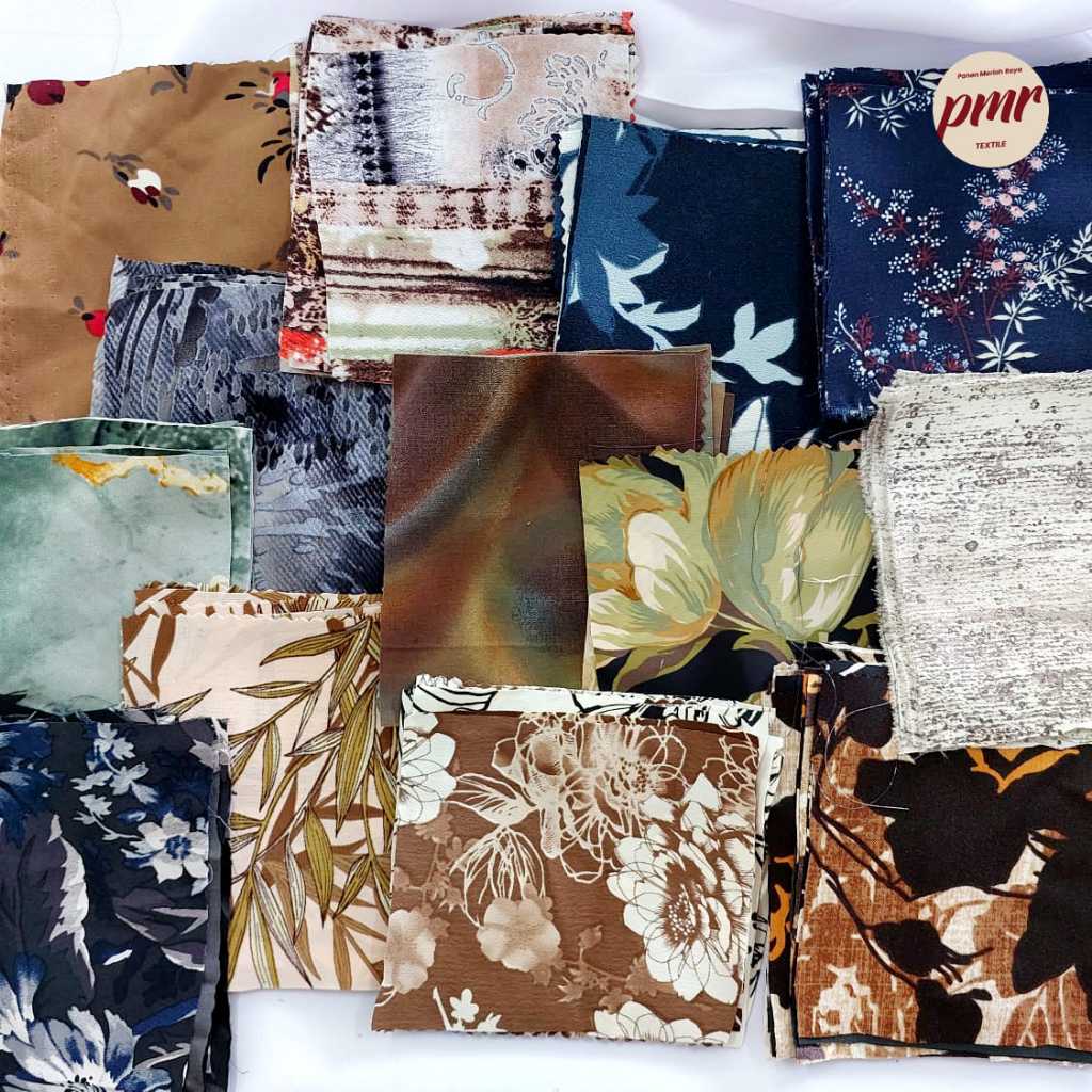 Jual Kain PERCA Kain CRAFT ukuran 10x10 KAIN DAN MOTIF MIX per 500gram ...