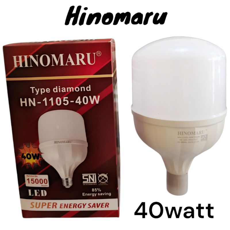 Jual Hinomaru lampu led 40 watt type DIAMOND HN1104-40W tabung kapsul capsule T bulb putih ...