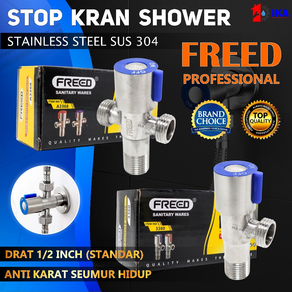 Jual Stop Kran Toilet Keran Shower Bidet Wastafel / Stop Kran Stainless ...