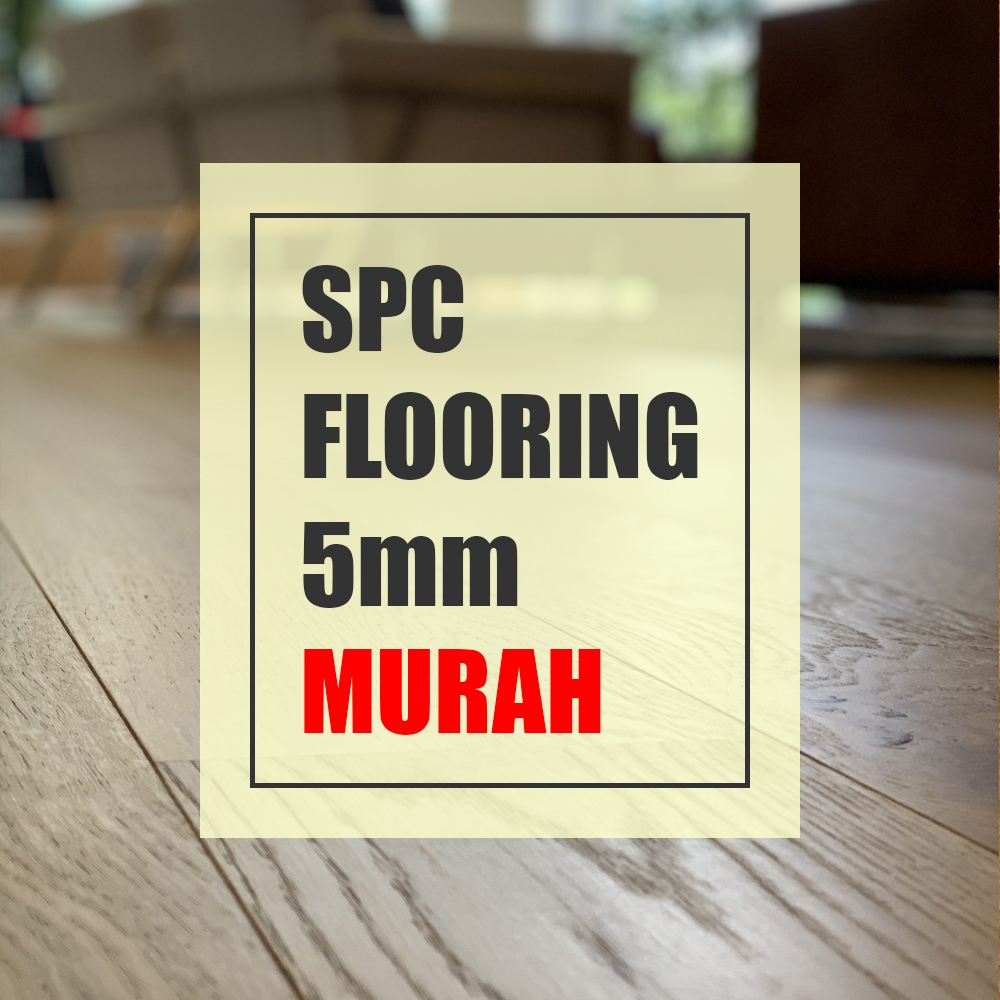 Jual Lantai SPC | SPC Flooring 5mm Motif Kayu | SPC FLoor Lantai Kayu 5 mm | Shopee Indonesia