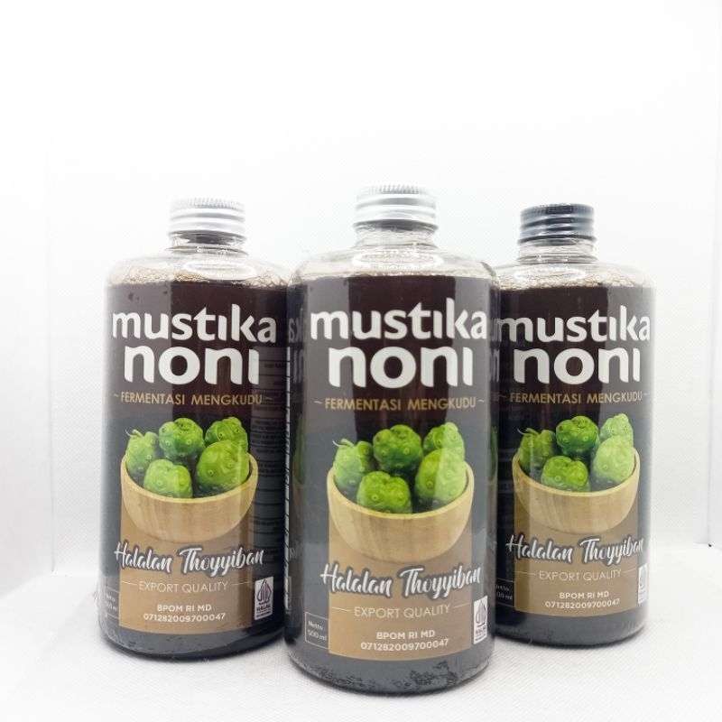Jual MUSTIKA NONI obat kolesterol Fermentasi Mengkudu isi 500ml ...