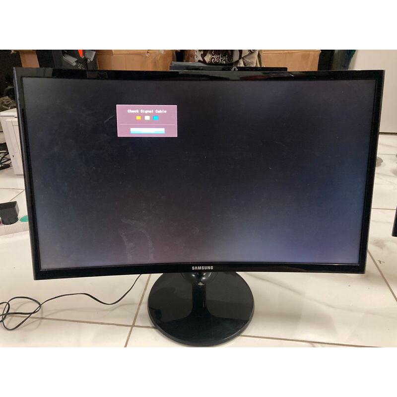 Jual Monitor led samsung 24inch S24F350FHE curved 1920x1080+HDMI ...