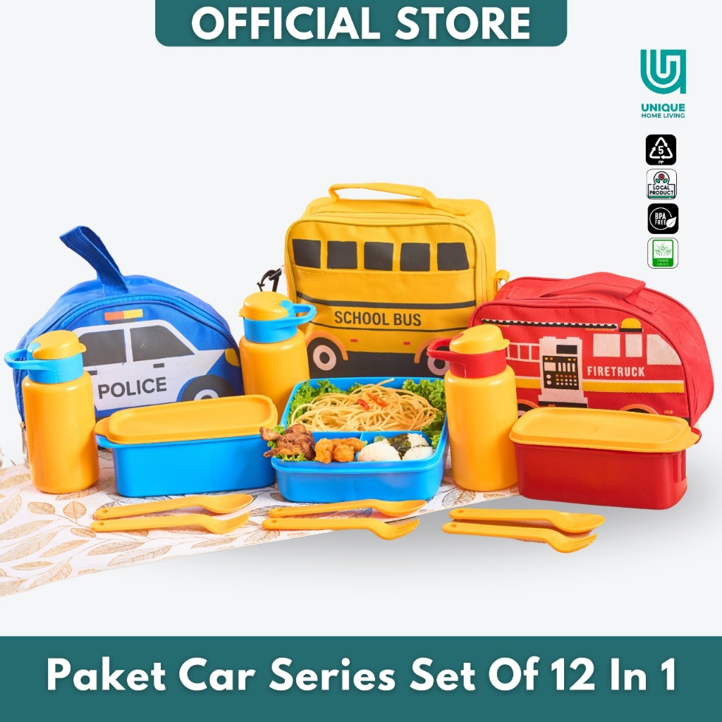 Jual Unique Paket Car Series Set Of 12 In 1 ( polisi + fire truck ...