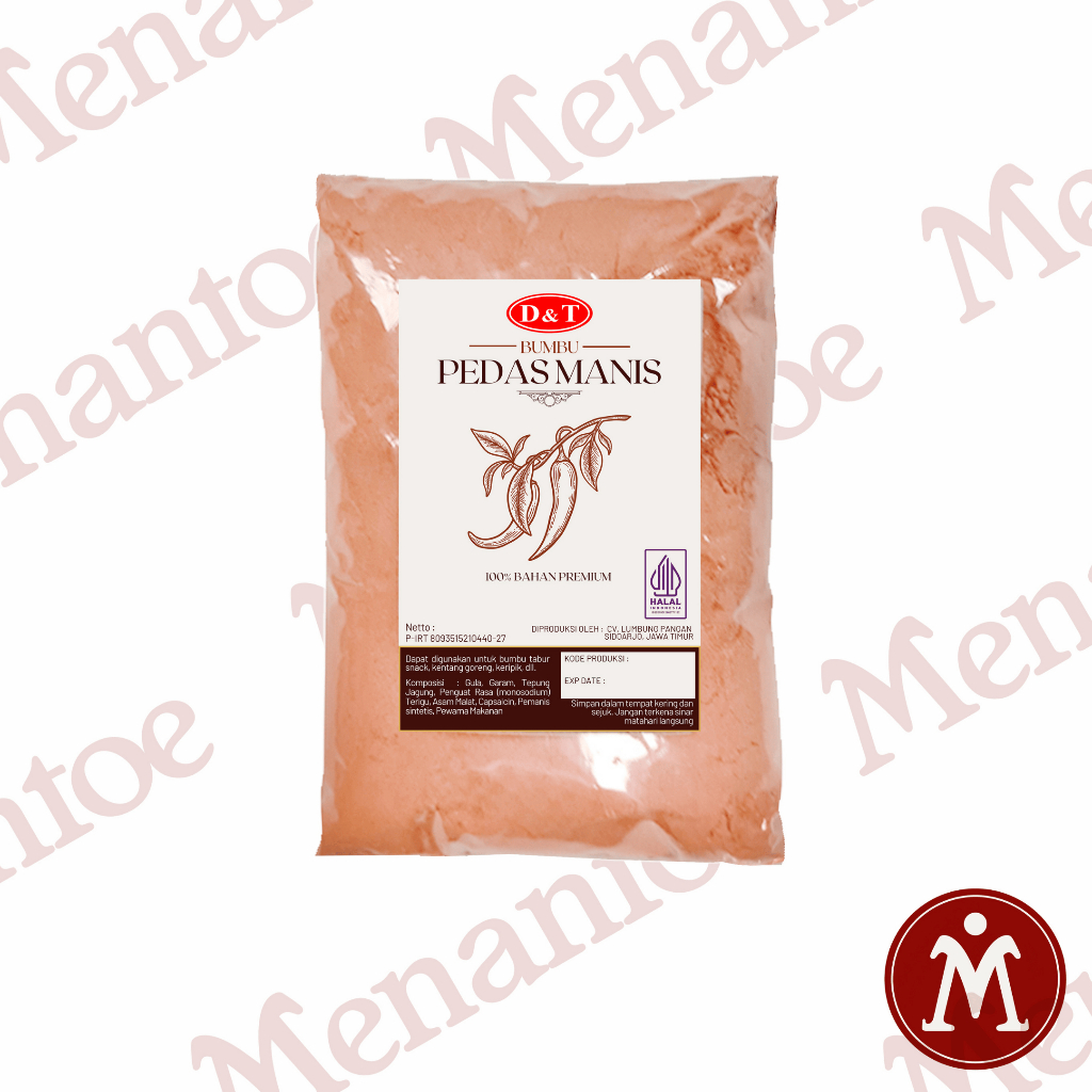 Jual Bumbu Tabur Rasa Pedas Manis - Bumbu Kentang / Snack / Tahu Crispy ...