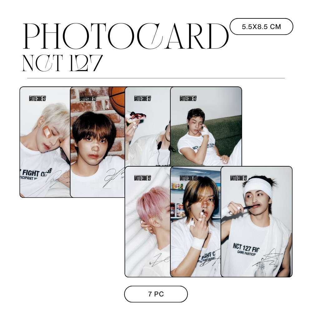 Jual PHOTOCARD NCT 127 BATTLE CODE (ISI 10 PCS + LAMINASI 2 SISI) TANDA TANGAN TTD KPOP CARDS ...