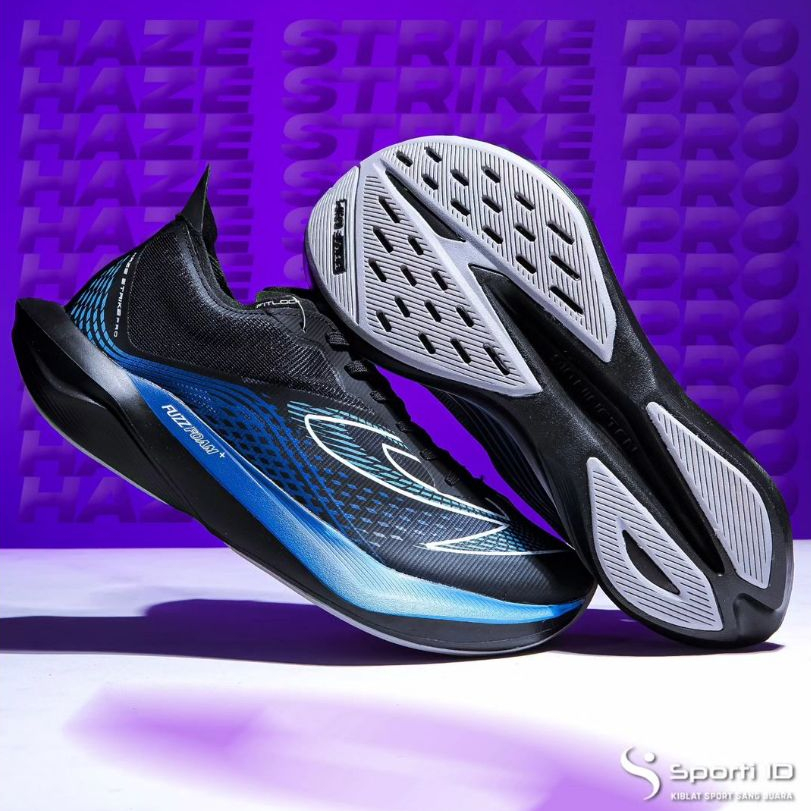 Jual Sepatu Running 910 Nineten Haze Strike Pro - Hitam Biru ...