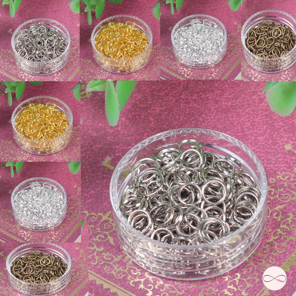 Jual Ring tebal 20 gram ring konektor ukuran 6 mm tebal 1 mm pengait ...