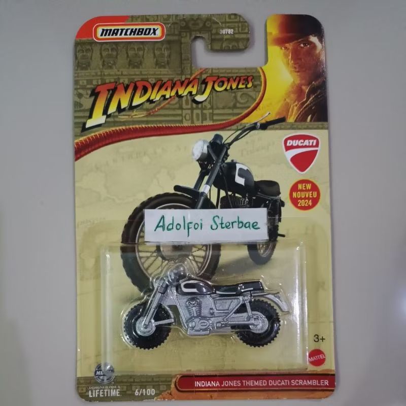 Jual matchbox indiana jones themed ducati scrambler new nouveu 2024 ...