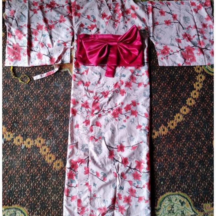 Jual Yukata kimono baju adat tradisional jepang obi kostum costume88 | Shopee Indonesia