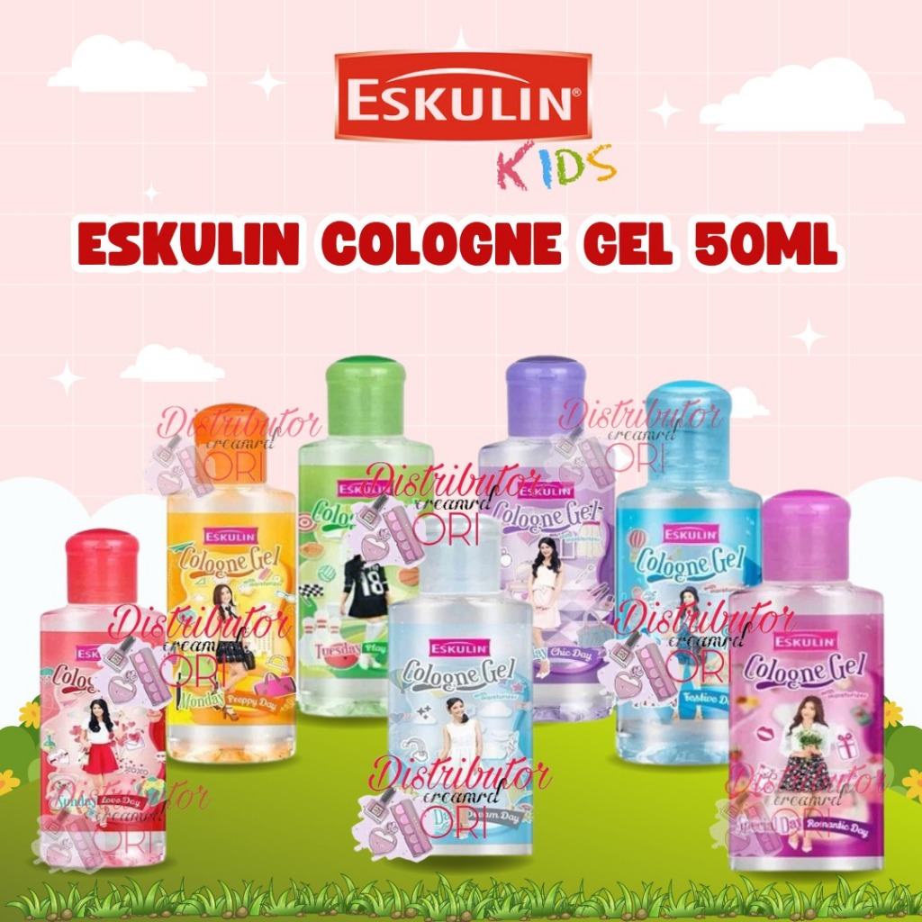 Jual Eskulin Cologne Gel 50ml | Special Day & Everyday Cologne 50ML ...