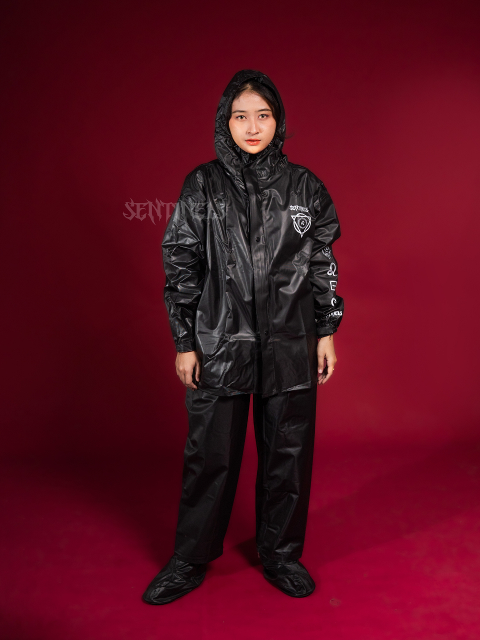 Jual SENTINELS Jas Hujan Full Seal Leo Raincoat Mantel Pria Wanita Dewasa Bahan Tebal Zodiac ...