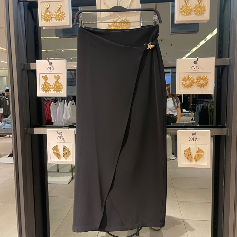 Jual Rok Midi Pareo ZARA Jastip (jasa titip) | Shopee Indonesia