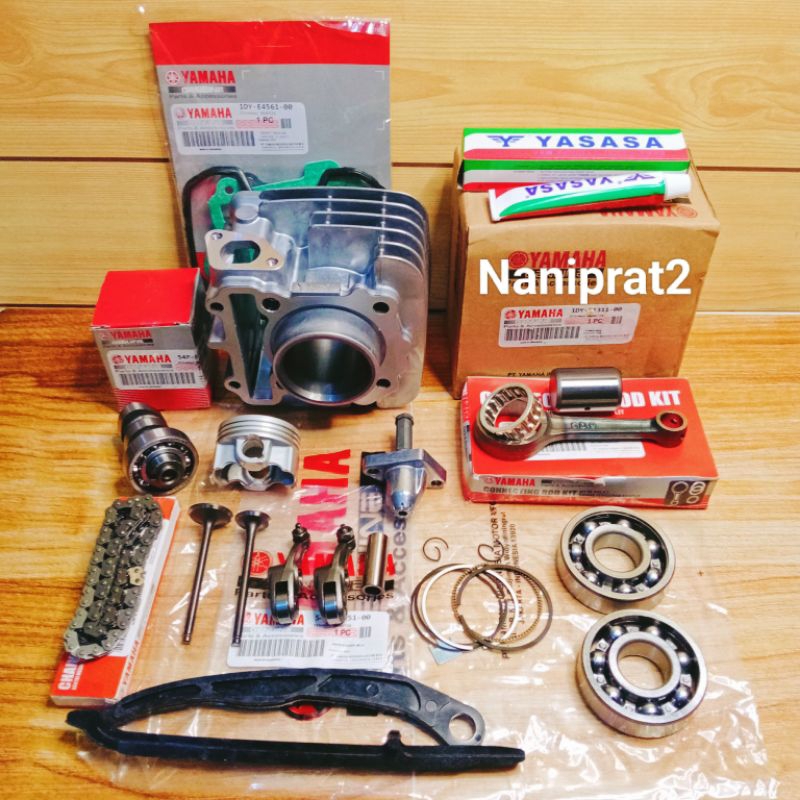 Jual Paketan 11 item Blok Seher 1DY Cylinder isi Lengkap Yamaha Jupiter z1 injeksi/Vega force ...