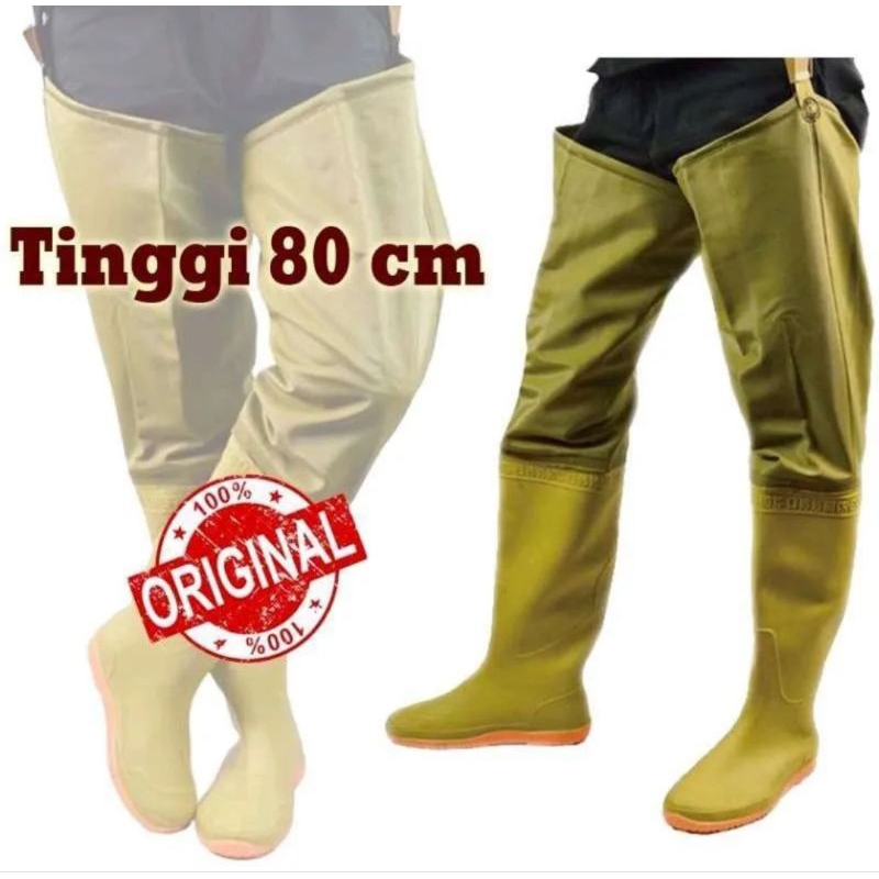Jual SEPATU BOOTS KARET PVC SAWAH TANI KEBUN MANCING 80 CM | Shopee ...