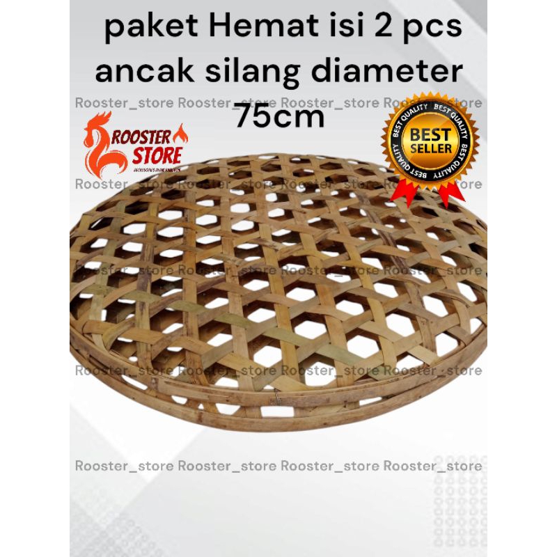 Jual Paket Hemat Isi 2 Pcs Ancak Silang Original Gombongan Diameter ...
