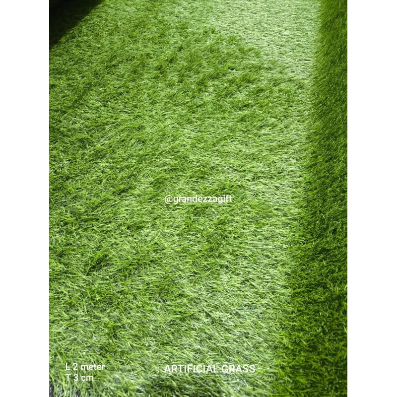 Jual KARPET RUMPUT SINTETIS LEBAR 2 METER RUMPUT TIRUAN ARTIFICIAL ...