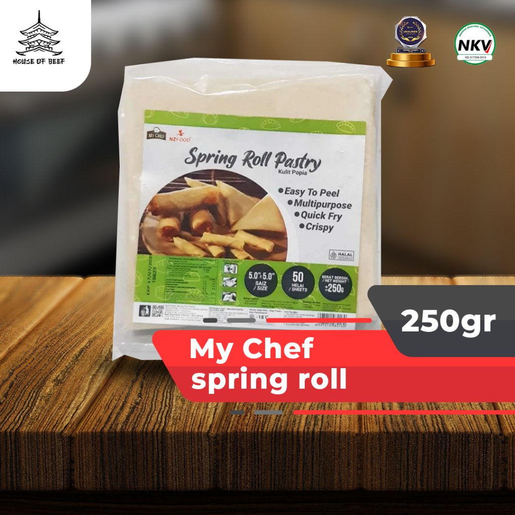 Jual Mychef Vegetable Spring Roll Popia Sayur 250gr | Shopee Indonesia