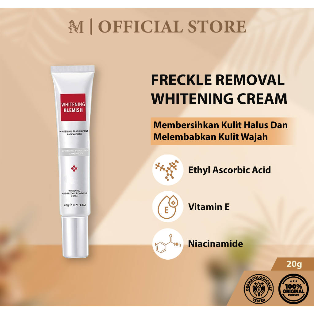 Jual Cream penghilang flek hitam / Krim bintik 20G / Remove Dark Spots / Anti Freckle Cream ...