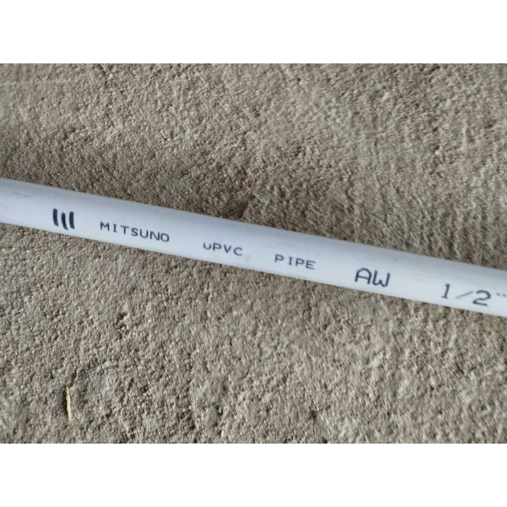Jual (PerBatang Bagi 4) Pipa Air Paralon PVC Plastik merk "mitsuno" 1/2 AW | Shopee Indonesia