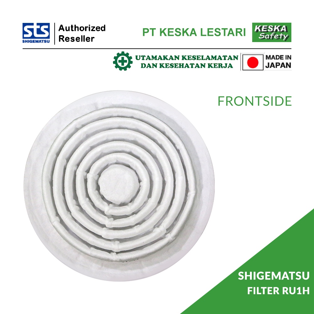 Jual Filter Mask From Shigematsu RU1H & R2N ( Menyaring Debu kasar dan ...