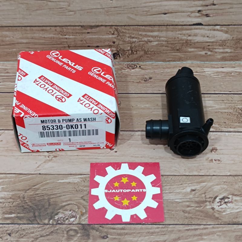 Jual MOTOR WASHER WIPER YARIS/VIOS/HILUX/SIENTA 85330-0K011 ORIGINAL ...