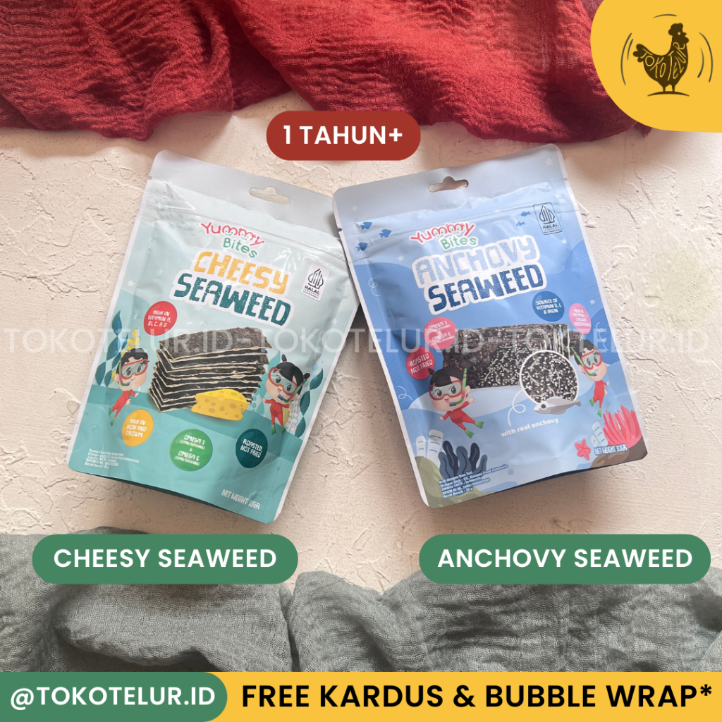 Jual YUMMY BITES - Seaweed Snack | Cemilan Snack Anak Rumput Laut ...
