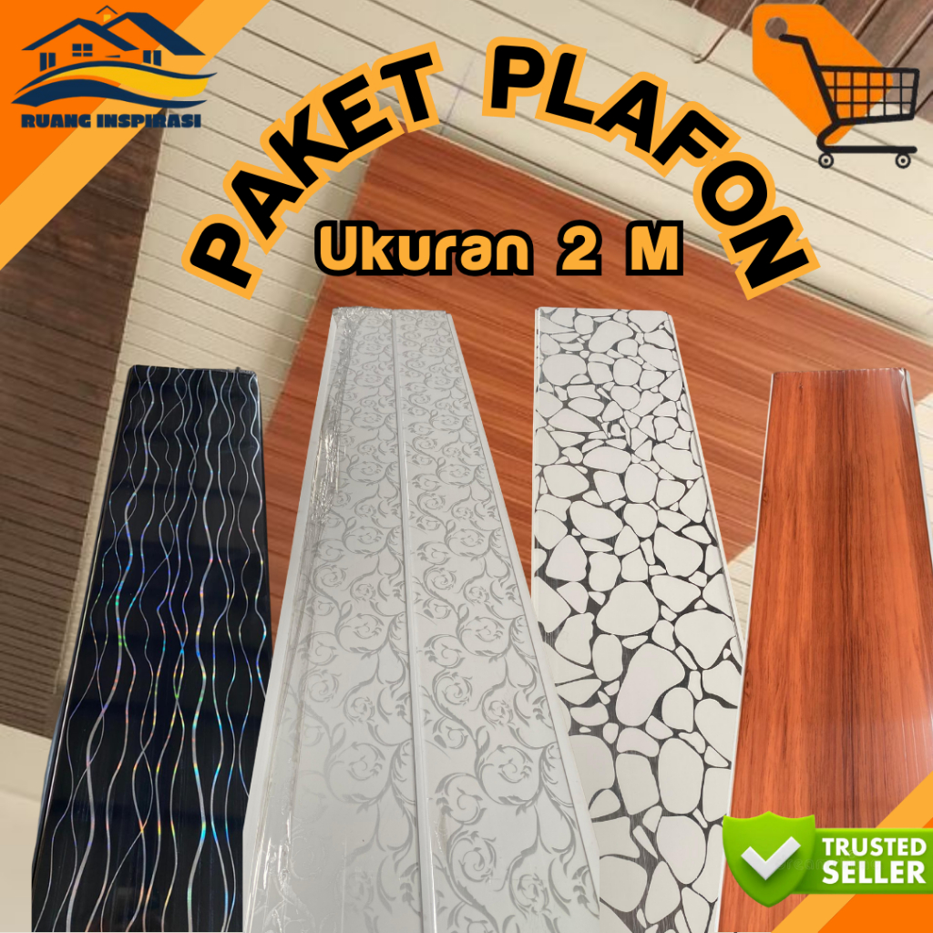 Jual PLAFON KAMAR AESTHETIC / PLAVON PVC UKURAN 1 DAN 2 METER TEBAL 8MM ...