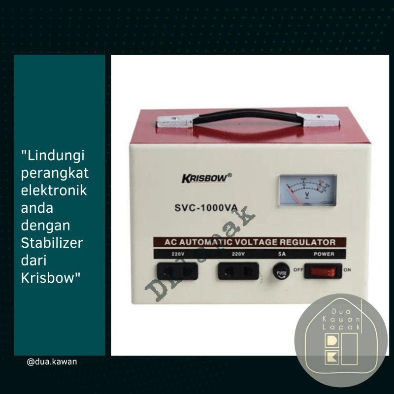 Jual Krisbow Analog Stabilizer Svc-1kva | Shopee Indonesia