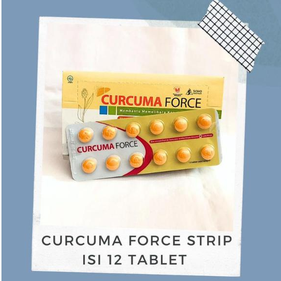 Jual CURCUMA FORCE STRIP ISI 10 TABLET | Shopee Indonesia