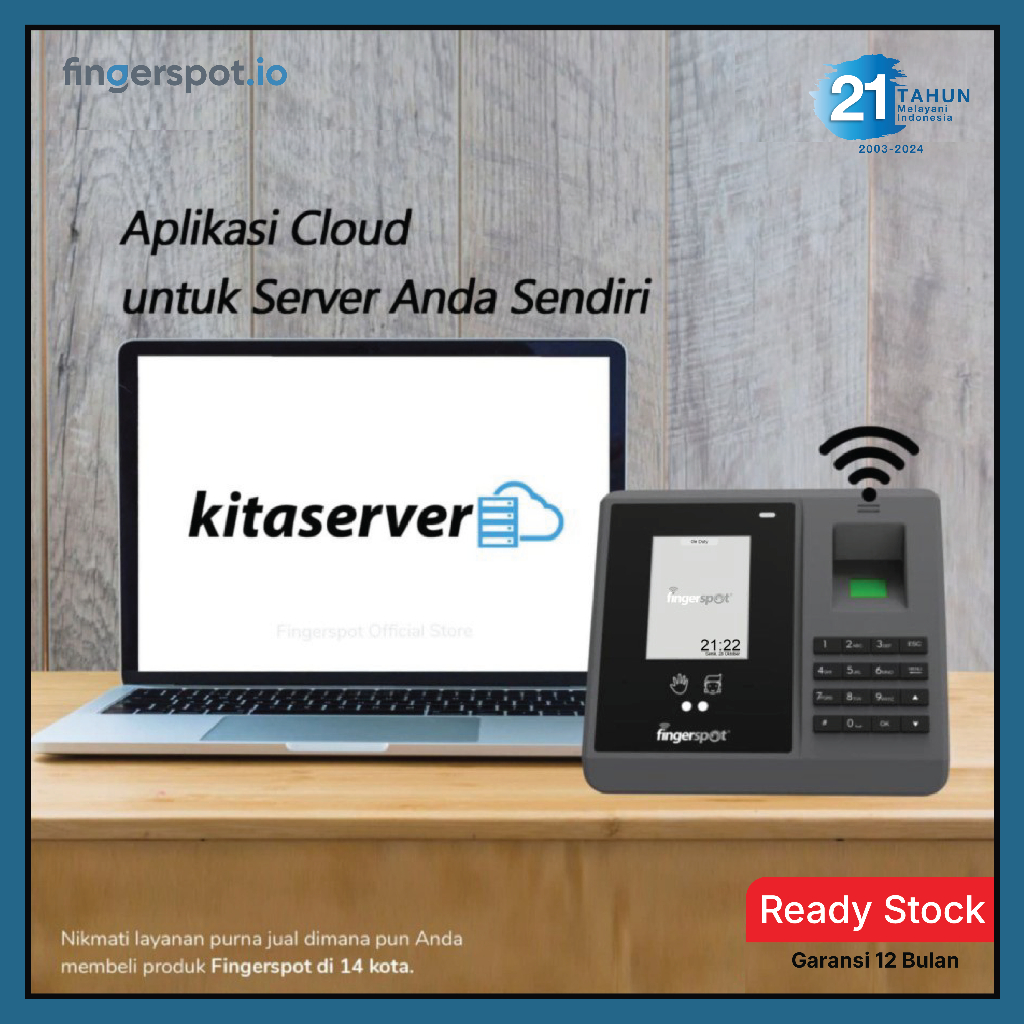 Jual Sofware Realtime Scan ke Server Anda Sendiri Fingerspot KitaServer ...