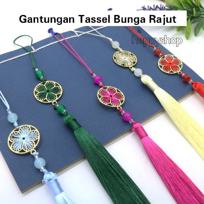 Jual Gantungan Tassel Bunga Rajut, Tasel Imlek Chinese | Shopee Indonesia